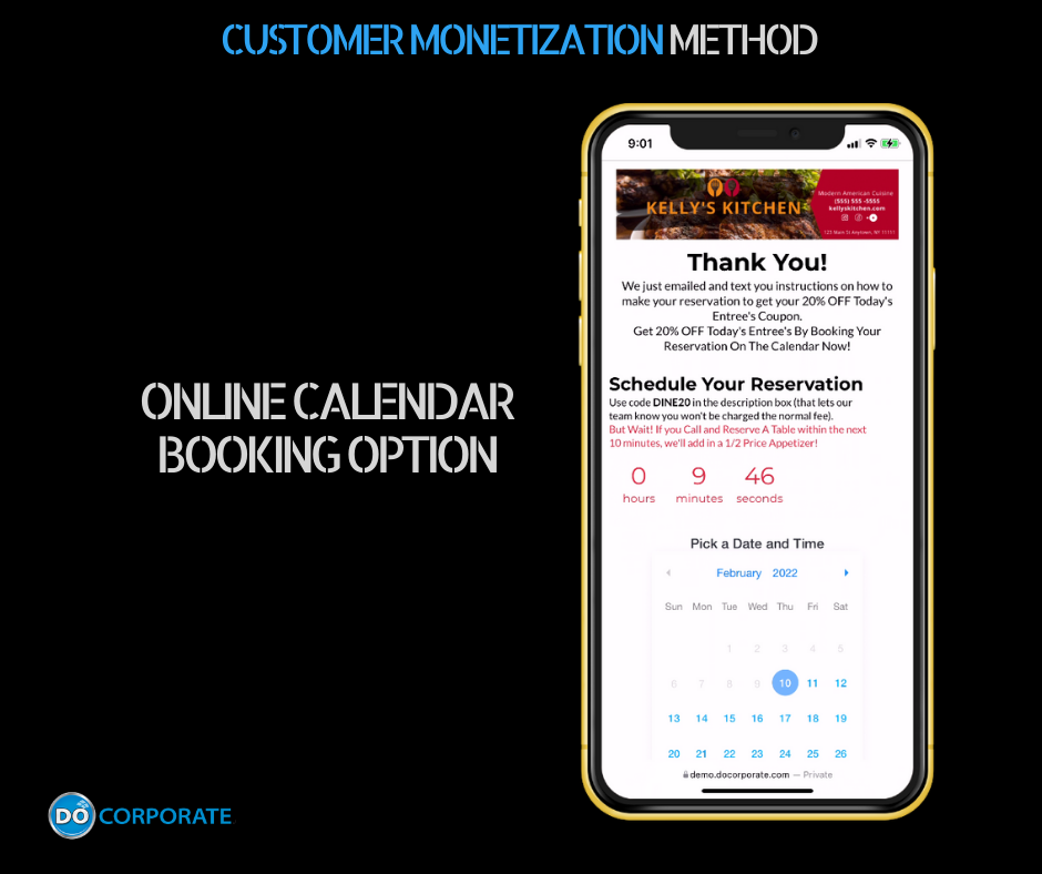 Dine In Customer Monetization - Client Acquisition and Retention System